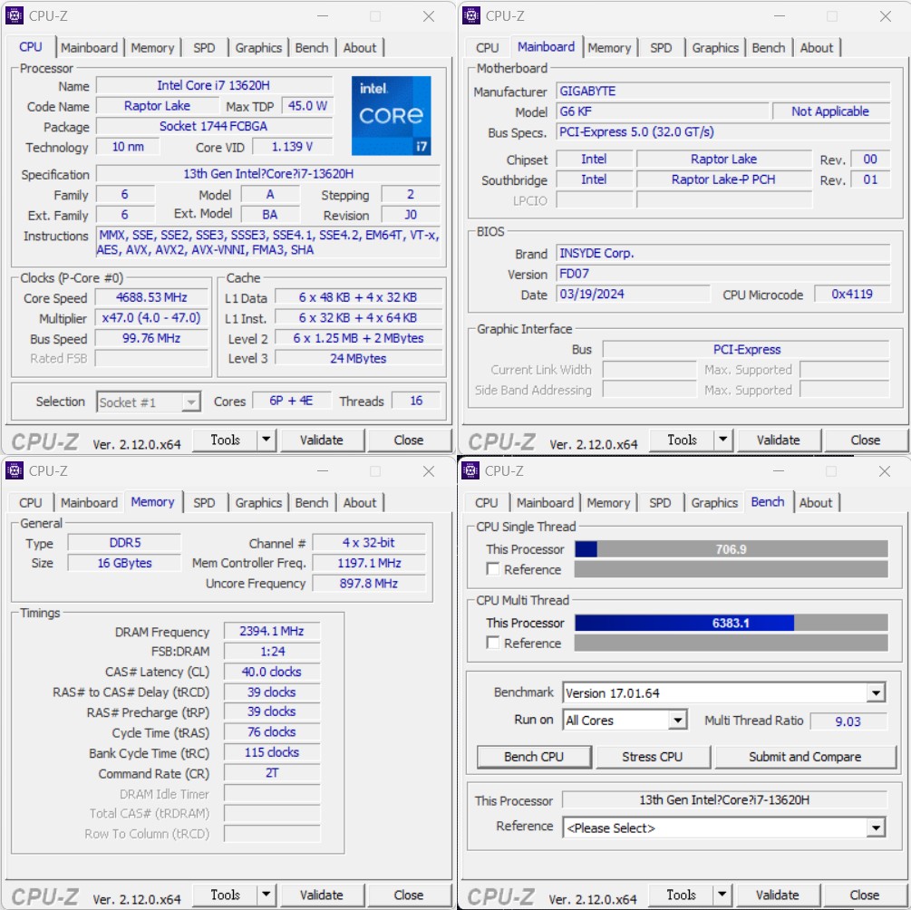 性價之選！GIGABYTE G6 KF (2024) 電競筆電開箱測試|RTX 4060光追甜品戰鬥機-GIGABYTE G6 KF ...