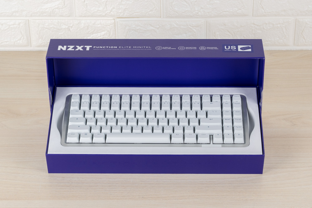 NZXT Function Elite Minitkl 磁軸電競鍵盤開箱評測 | 75%TKL布局、線性磁軸開關、8000Hz高回報率 ...