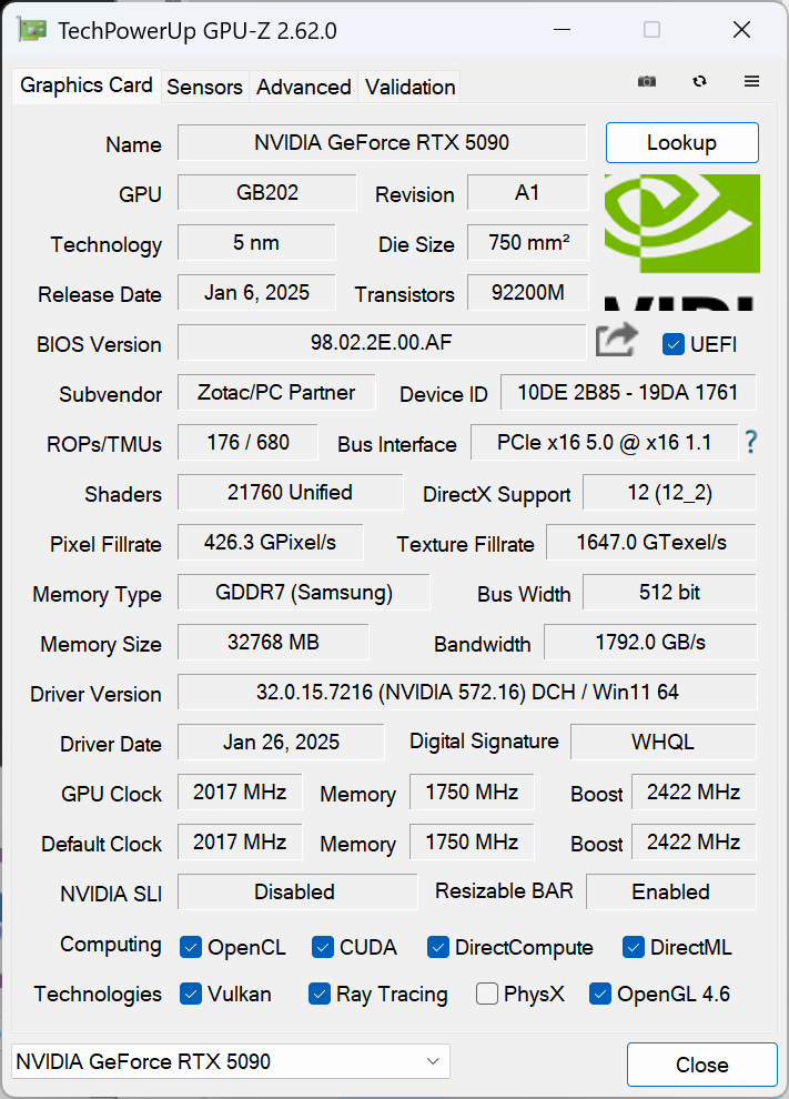 回歸矩形設計！ ZOTAC GAMING GeForce RTX 5080 SOLID / 5090 SOLID OC 顯示開箱評測 | 居家 ...