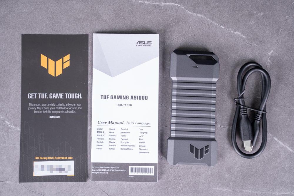 IP68 防水、軍規耐摔認證 ! ASUS TUF Gaming AS1000 外接式固態硬碟開箱 | XFastest News