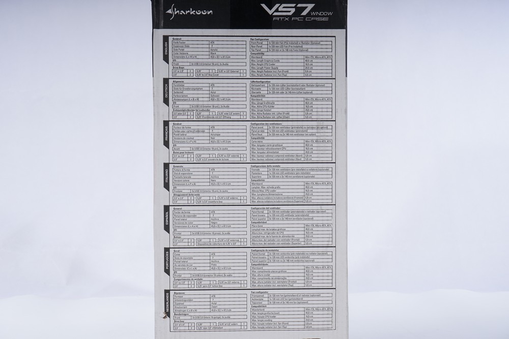 Sharkoon VS7防禦者機殼開箱/擴充支援良好平價再附3組風扇[XF] | XFastest News