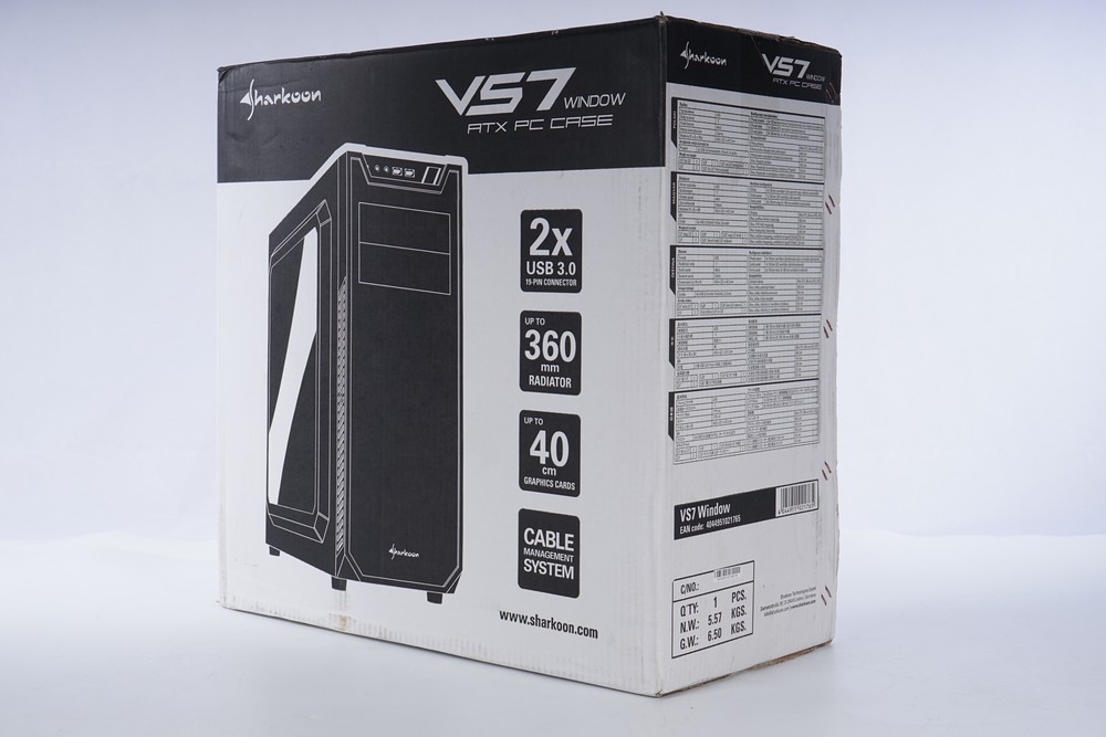 Sharkoon VS7防禦者機殼開箱/擴充支援良好平價再附3組風扇[XF] | XFastest News